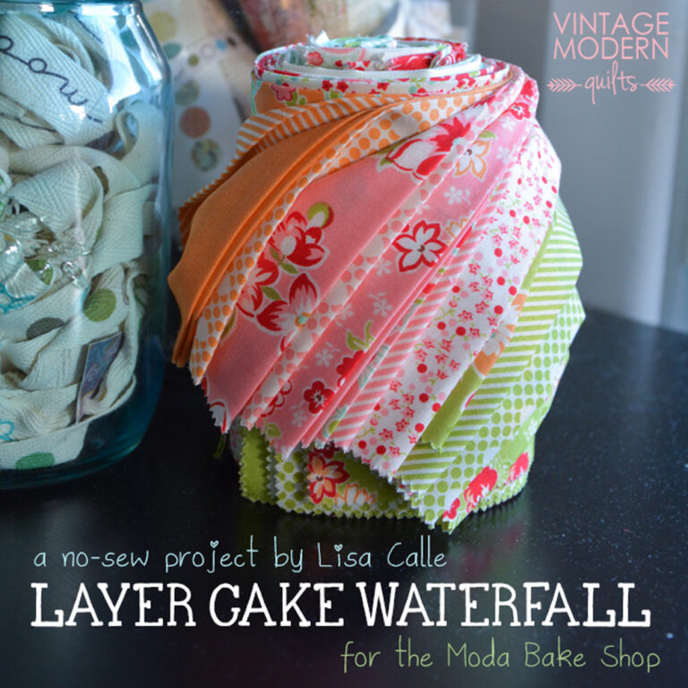 Tutorial: Fabric Waterfall – Vintage Modern Quilts